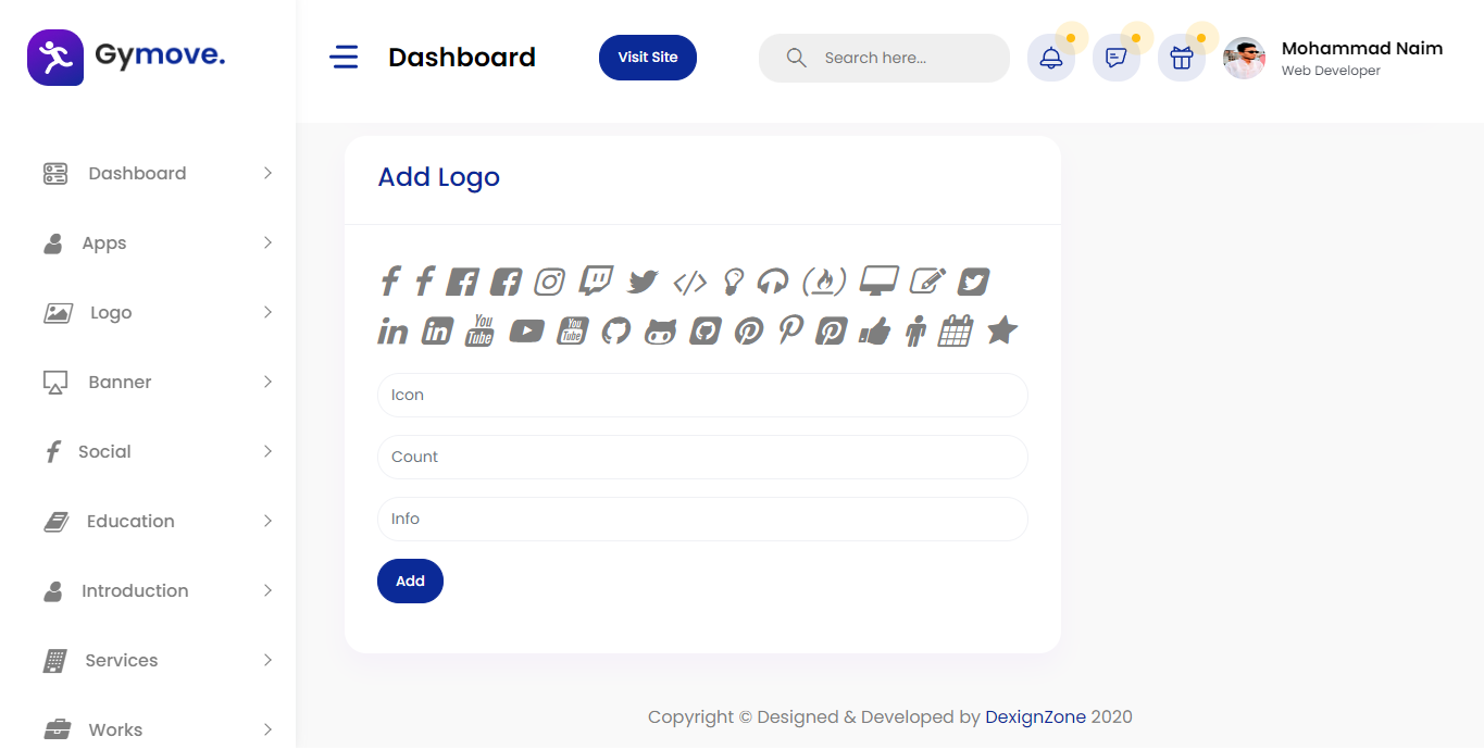 GitHub - mnaimdev/stunning-portfolio: Dynamic Portfolio Website - RAW PHP