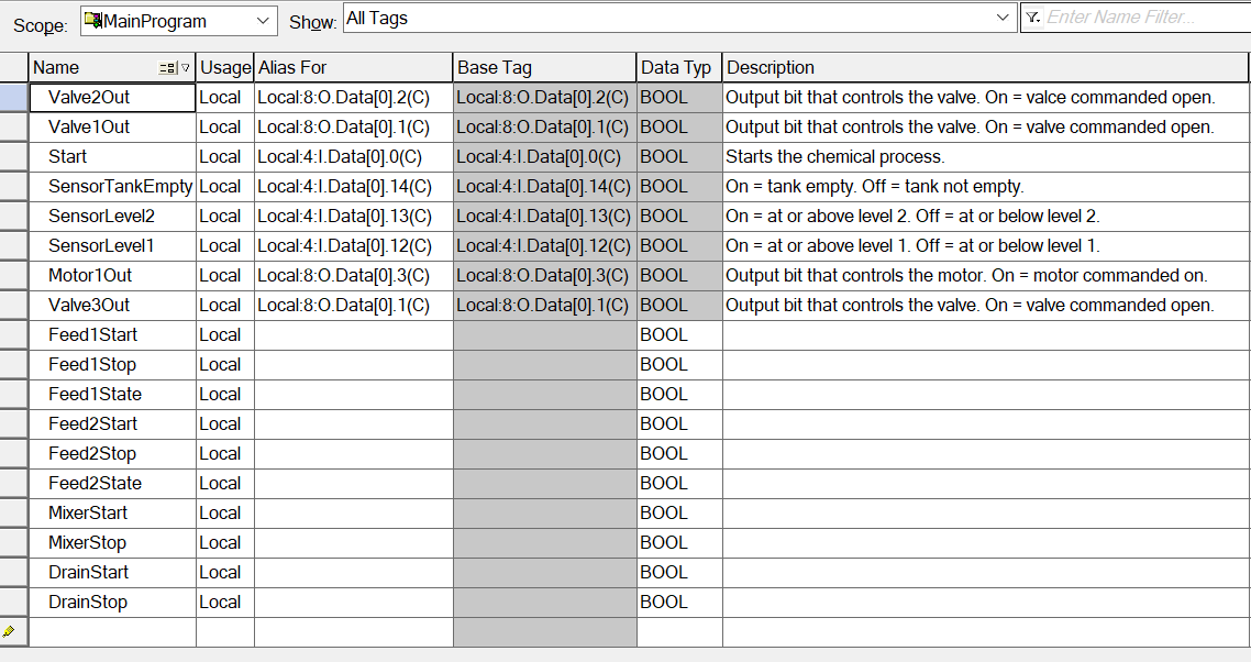 Mixing-Tank-Process/ladderLogicCode.md at main · Ashley-Ung/Mixing-Tank-Process · GitHub