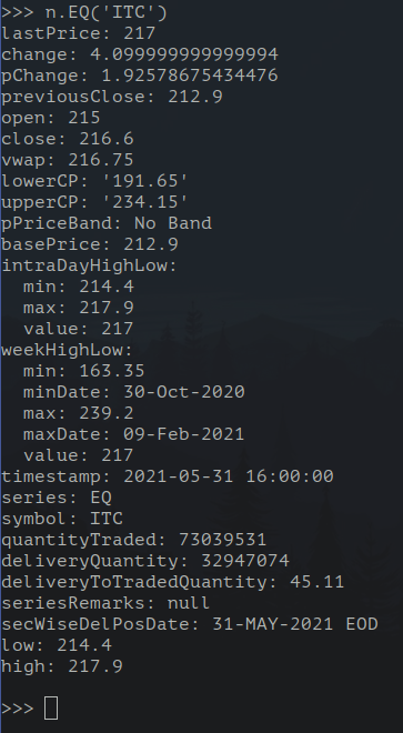 GitHub - SiriusBrightstar/NSE_Terminal: Gets you Stock data, OI, FII ...