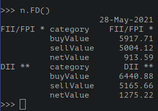 GitHub - SiriusBrightstar/NSE_Terminal: Gets you Stock data, OI, FII ...