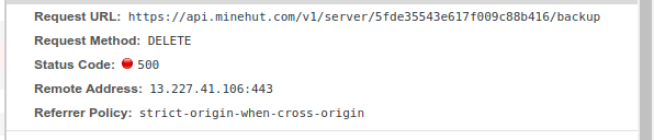 Can't delete backups · Issue #488 · Minehut/Meta · GitHub