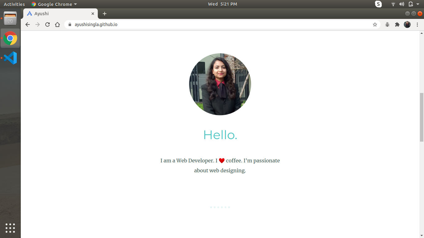 GitHub - ayushisingla/personal-website: Personal Website