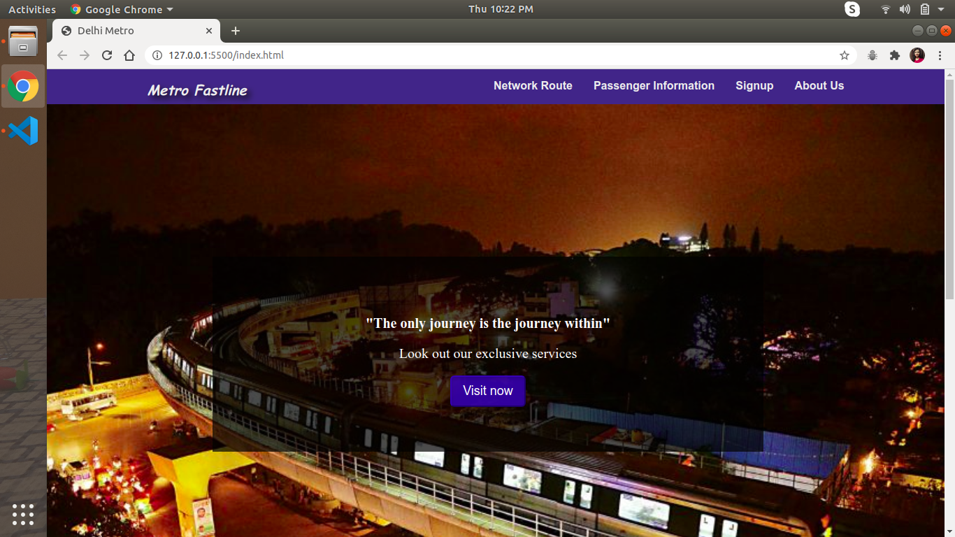 GitHub - ayushisingla/Metro-Fastline: This application is built using HTML5, CSS, Javascript ...