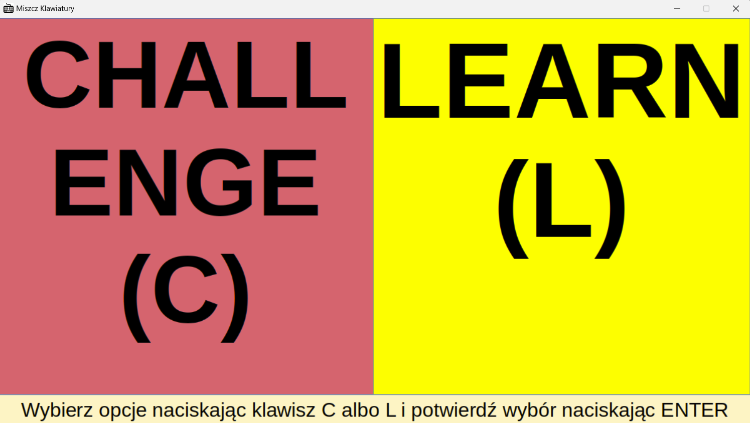 GitHub - Ignisolver/Keyboard-Master: Mistrz klawiatury to gra polegająca na przepisywaniu ...