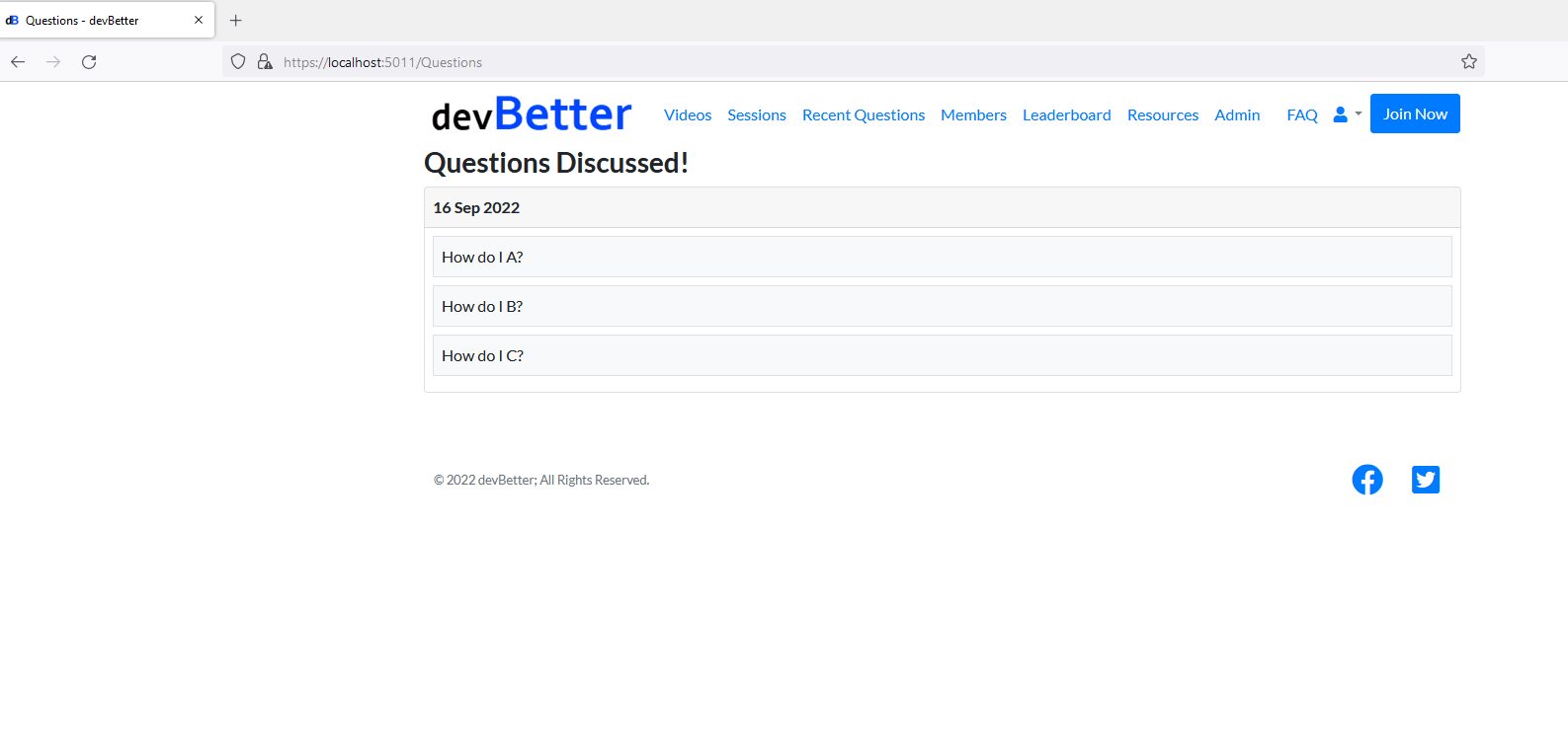 Questions list should show topics discussed in actual videos · Issue #427 · DevBetterCom ...