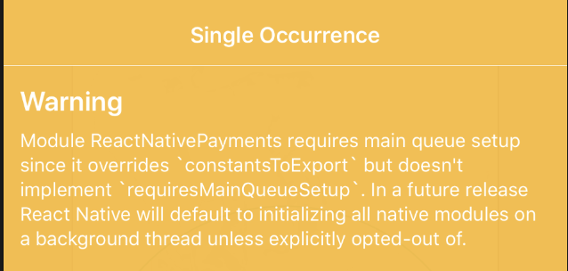 Module Reactnativepayments Requires Main Queue Setup · Issue 127 6490