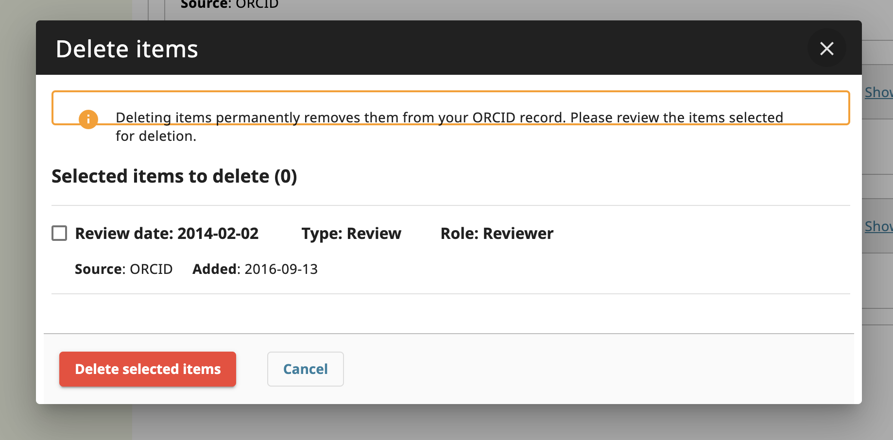 Peer Review: Delete review confirmation dialog different in speedup vs. current · Issue #1056 ...