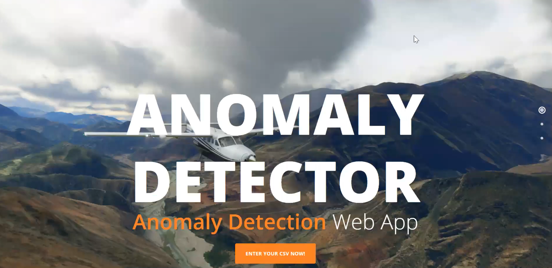 Github Harelmeiranomaly Detection Web App Flight Anomaly Detection Webapp