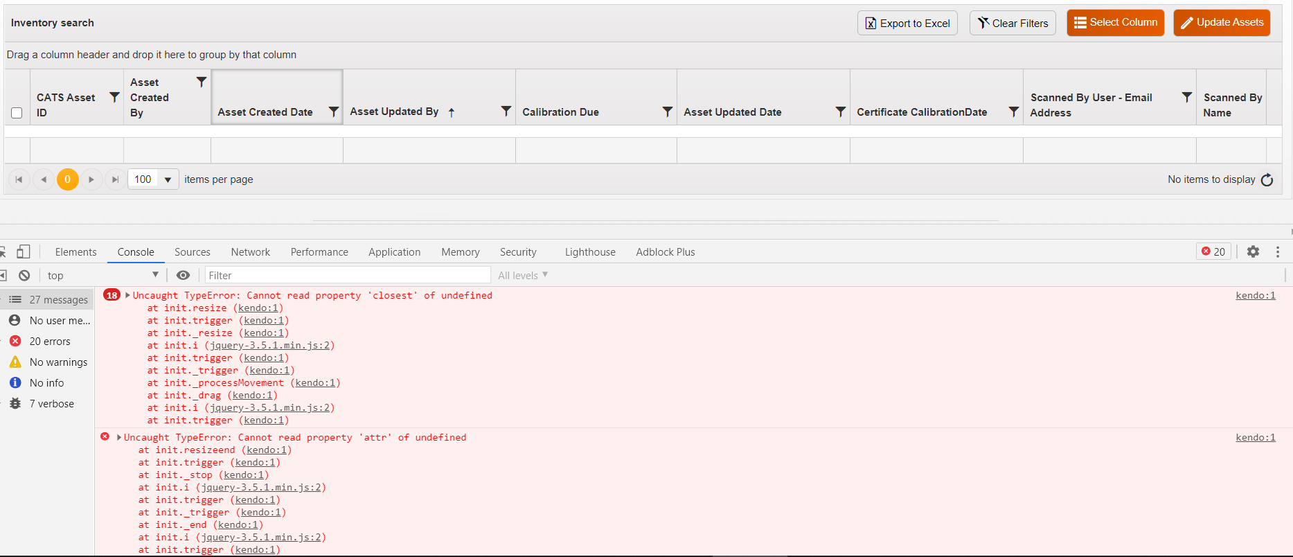 Column Resize Is Not Working Properly In Latest Version When We Have