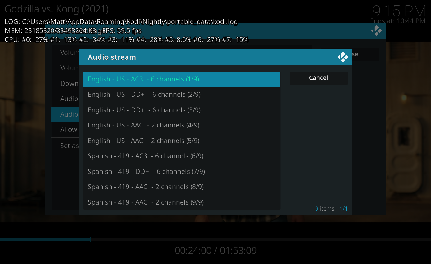 Support more audio codecs (Atmos & HE-AAC) · Issue #650 · xbmc/inputstream.adaptive · GitHub