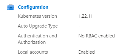 Enabling/Updating AKS RBAC or Azure RBAC - Existing AKS Cluster - 1.22.11 · Issue #3345 · Azure ...