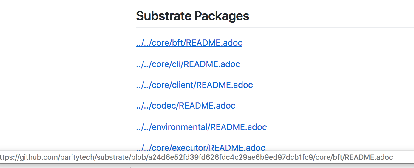docs: Links to individual package Readme files in root Readme are broken · Issue #995 ...