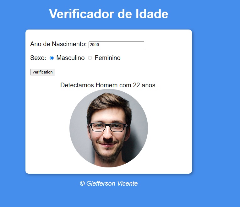 GitHub - gleffersonv/verificadordeidade
