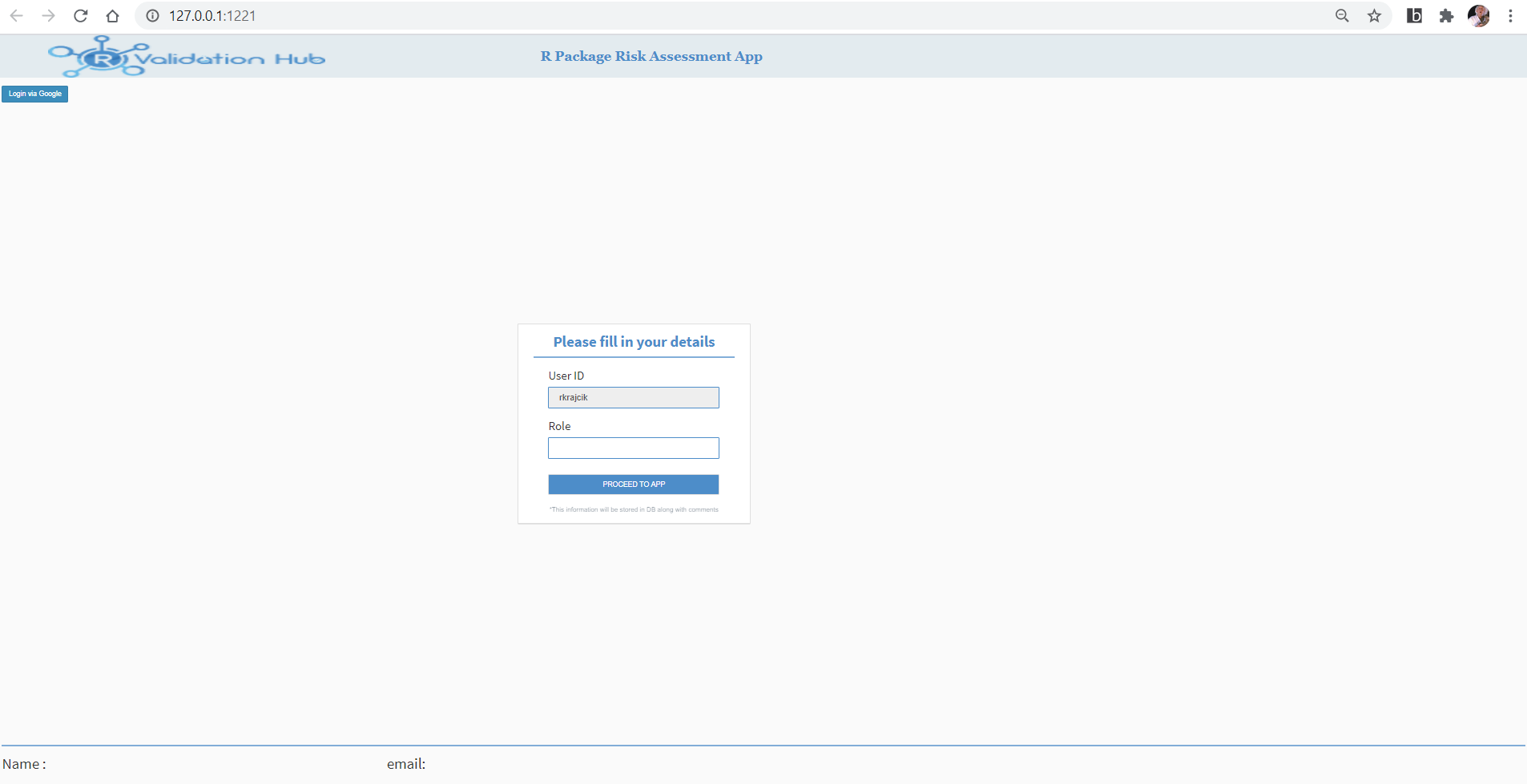 Investigate how to manage app authentication · Issue #3 · pharmaR/riskassessment · GitHub