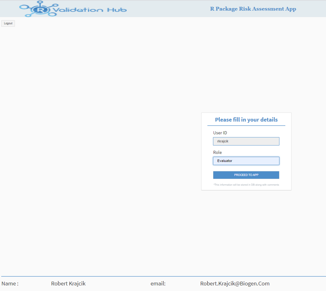 Investigate how to manage app authentication · Issue #3 · pharmaR/riskassessment · GitHub