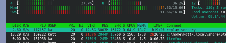 Very high CPU and RAM consumption · Issue #7 · matanui159/ReplaySorcery ...