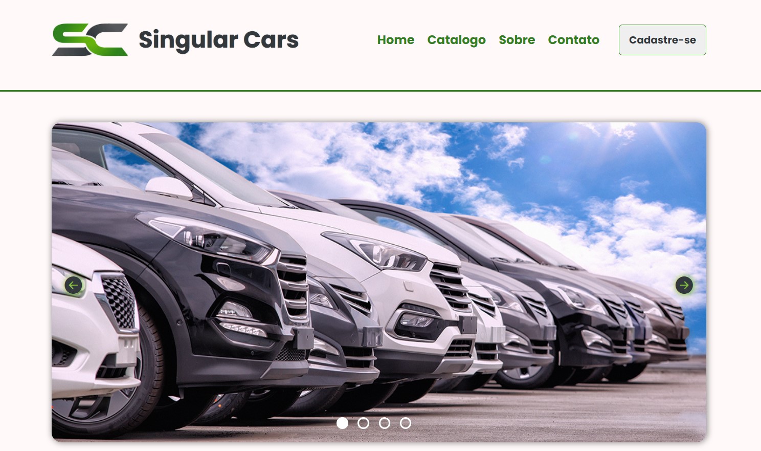 GitHub - Wesley-Queiroz/Singular-cars: Projeto de Classificados de veículos usados