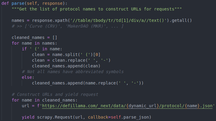GitHub - rrrudolph/defillama-scraper: Intercept AJAX requests using Playwright to construct ...
