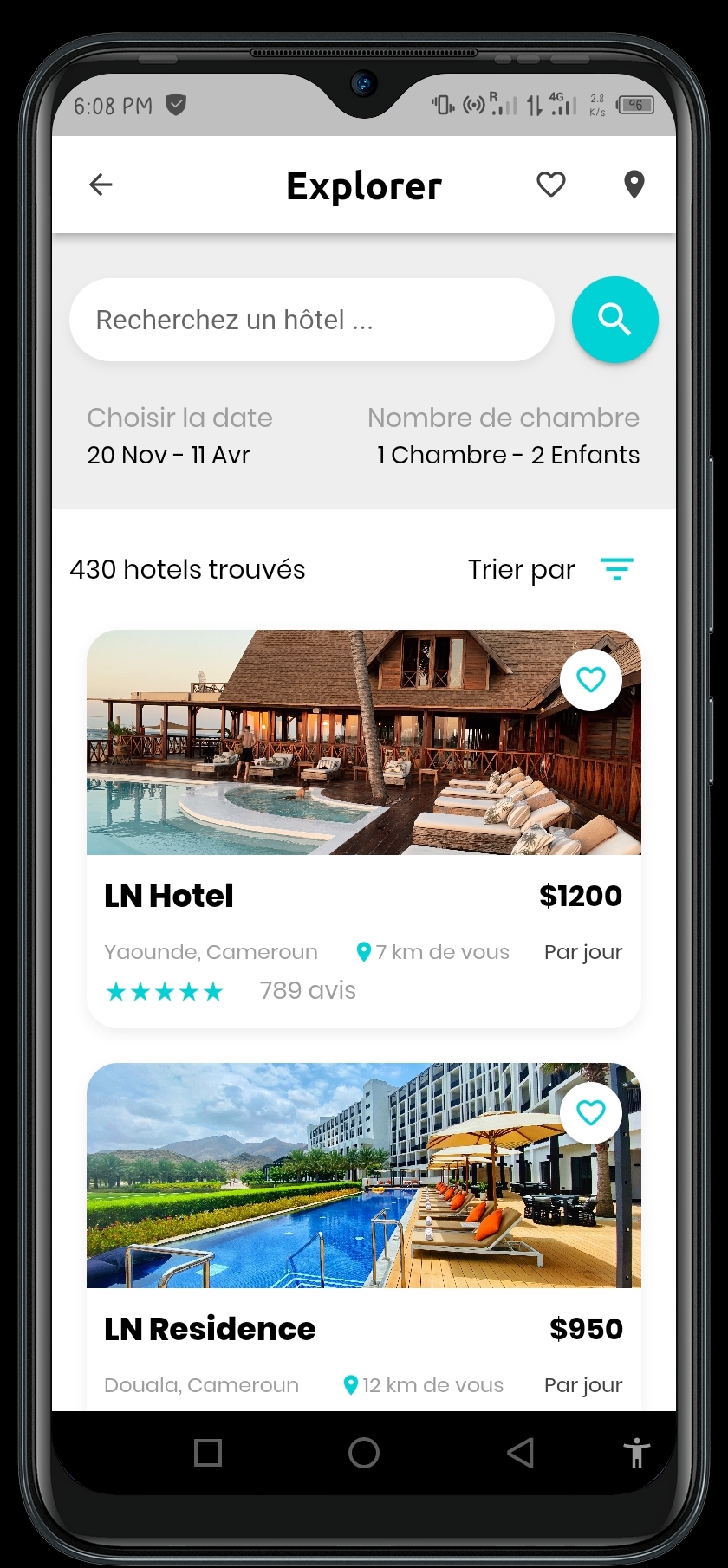 GitHub - ln-dev7/HotelBookingApp: Design d' une application d' hotel avec flutter