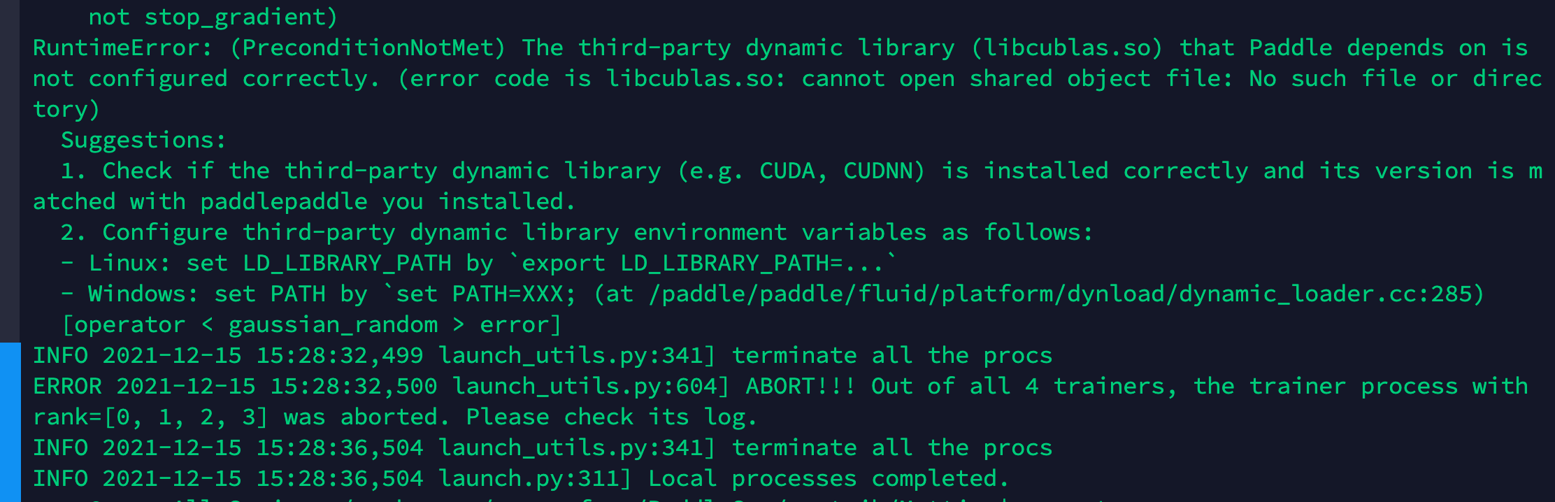 Matting 无法使用GPU训练 · Issue #1624 · PaddlePaddle/PaddleSeg · GitHub