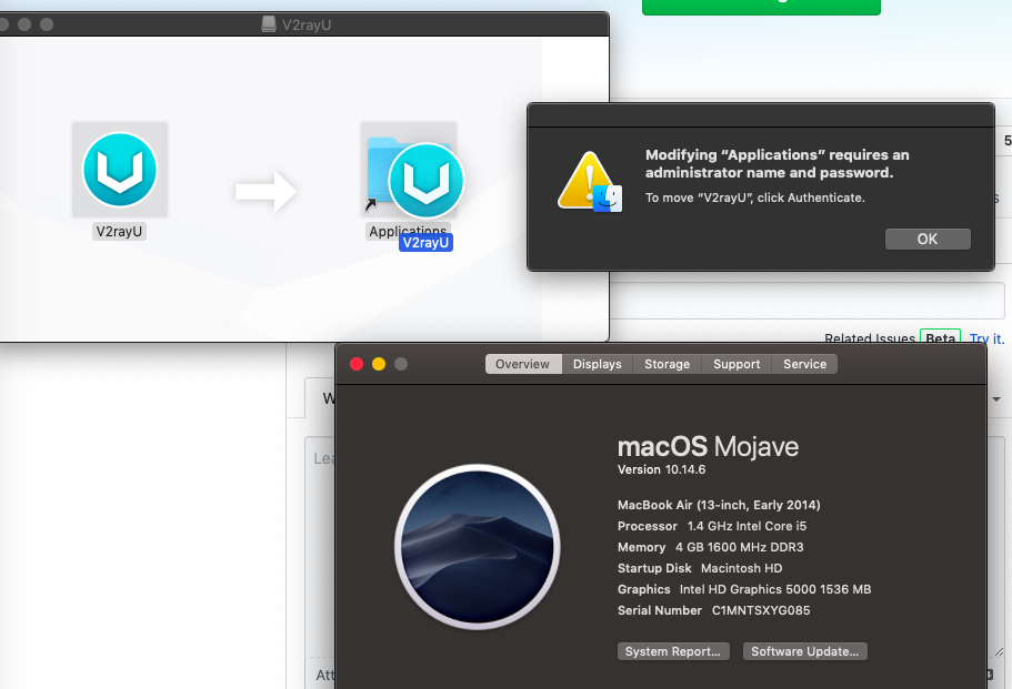dmg无法安装 · Issue #209 · yanue/V2rayU · GitHub