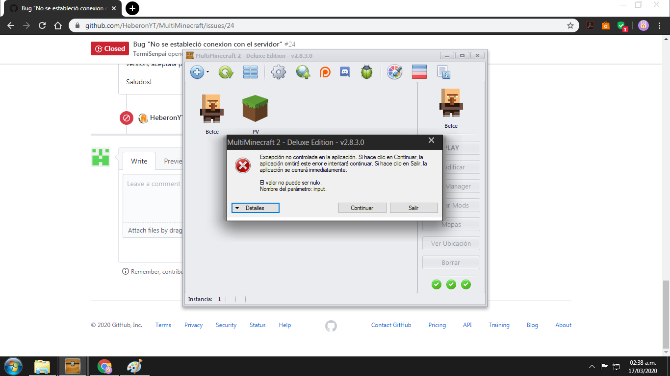 Error code: 001 · Issue #72 · HeberonYT/MultiMinecraft · GitHub
