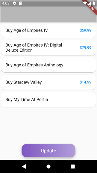 GitHub - swap-stack/game_price_checker_flutter: An android frontend app to check price of games ...
