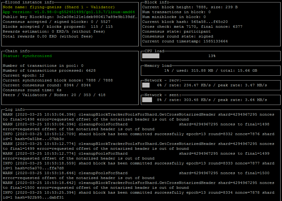 Epoch number reported by termui lags behind INFO messages · Issue #1292 · multiversx/mx-chain-go ...