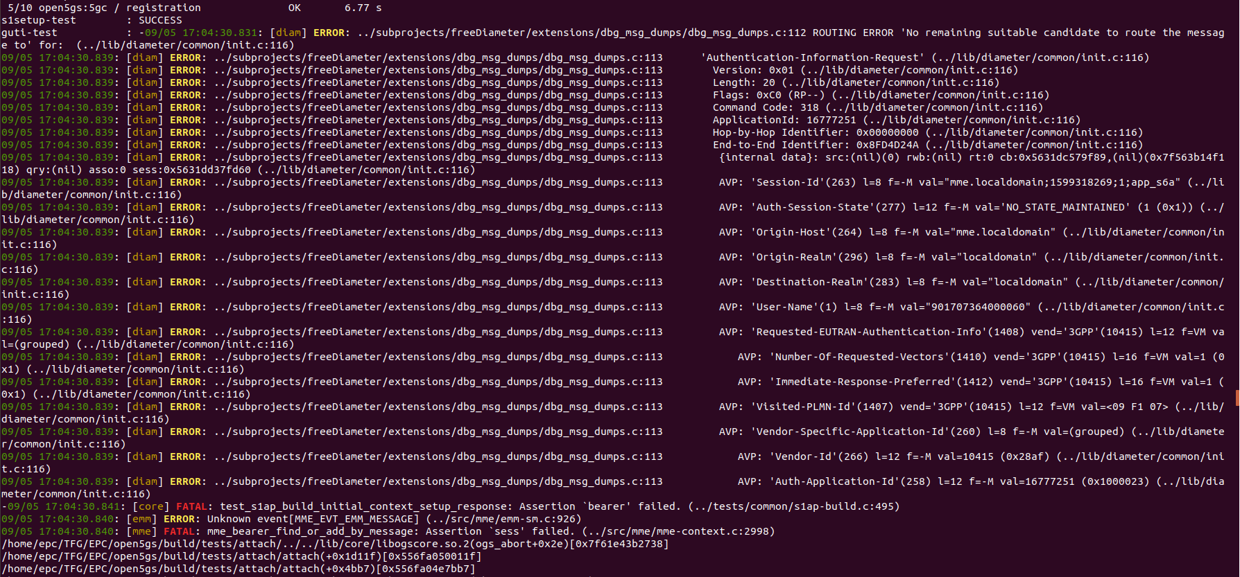 Problems with the quickstart guide · Issue #549 · open5gs/open5gs · GitHub