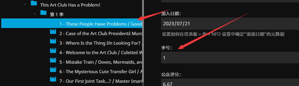 无法正常识别和设置季 · Issue #78 · kookxiang/jellyfin-plugin-bangumi · GitHub