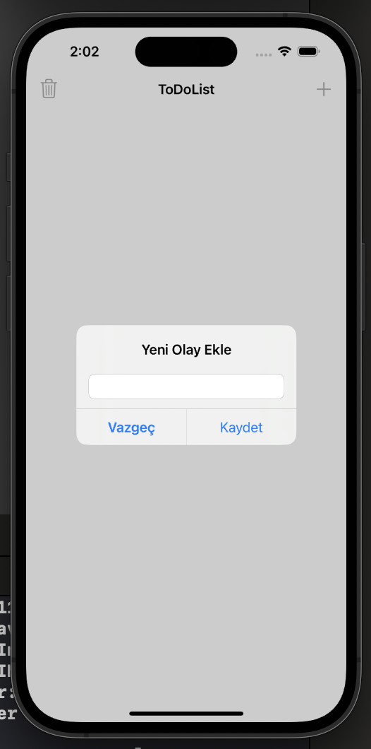 GitHub - ahmetguvendik/ToDoListApp: Core Data ile kullanılan bir ToDoList uygulaması