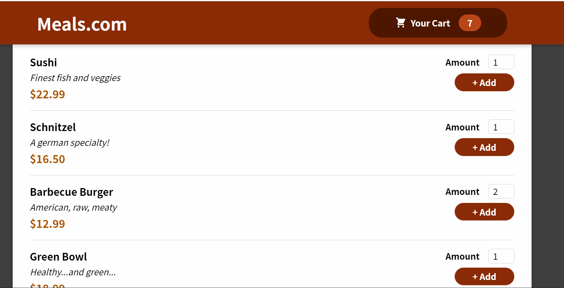 GitHub - eyalItzhak/Food-Order-App