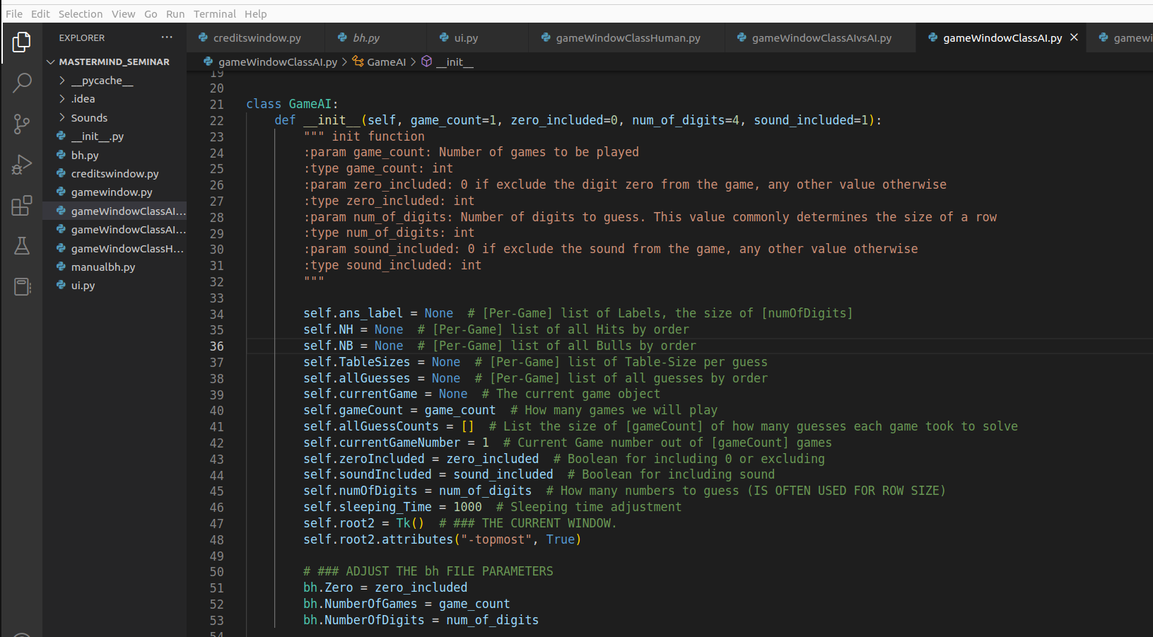 GitHub - NattyZepko/Mastermind_Seminar: A project about the game "Mastermind" in Python