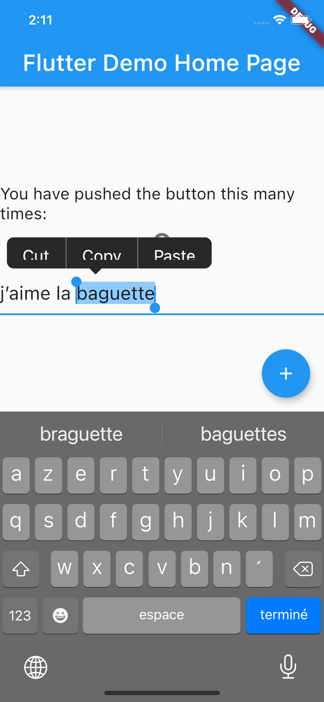 Text is clipped upon Cupertino text selection when using Large Text under accessibility · Issue ...