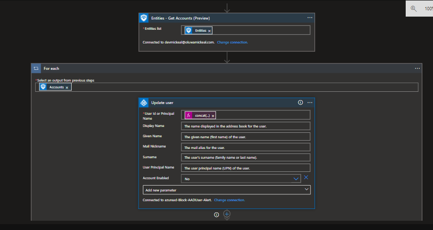 Azure Playbook [BlockAADUser-Alert] · Issue #3522 · Azure/Azure-Sentinel · GitHub