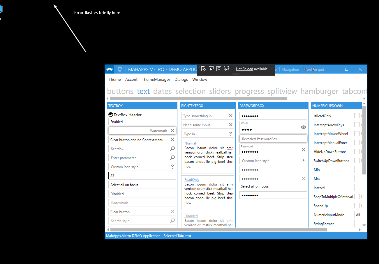 Validation popup only shows once when errors cleared & readded · Issue #3809 · MahApps/MahApps ...