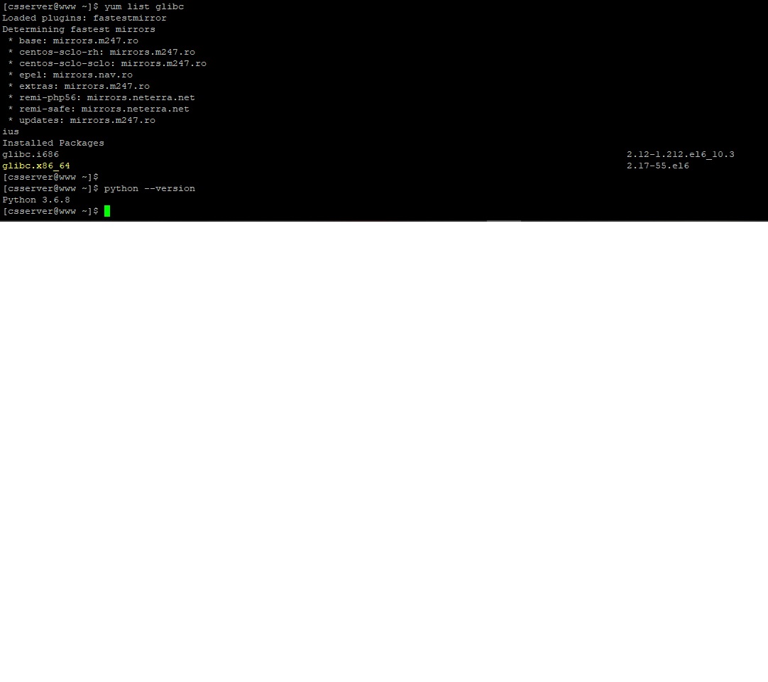 centos 6 - glibc requirements not met error · Issue #2761 · GameServerManagers/LinuxGSM · GitHub