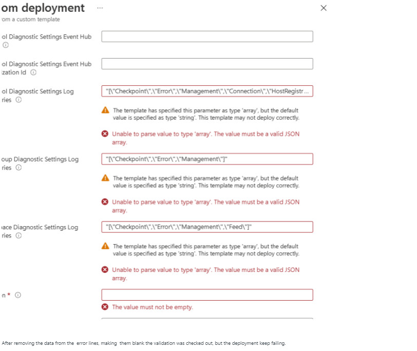 Azure filling Template Deployment with Malformed Characters. · Issue #48 · MicrosoftLearning/AZ ...