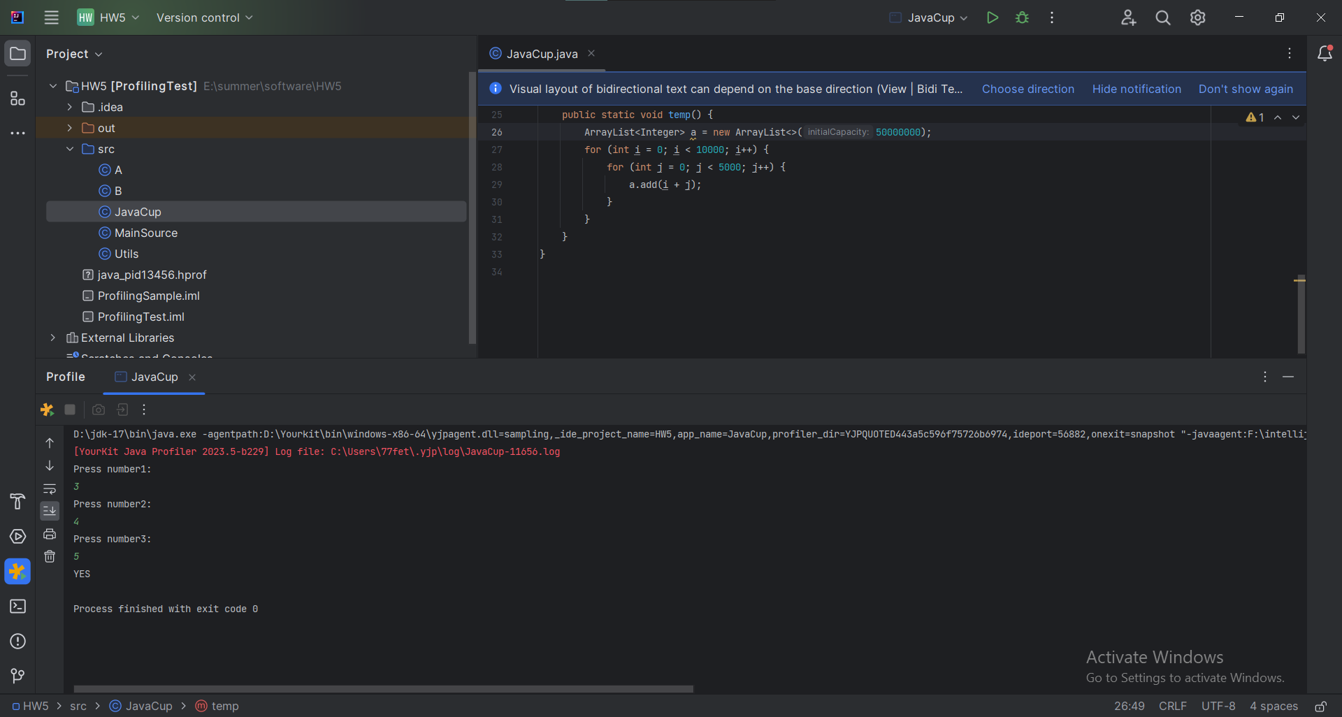 GitHub - MahtaFetrat/Yourkit_Profiling: Using Yourkit for profiling and improving a java app