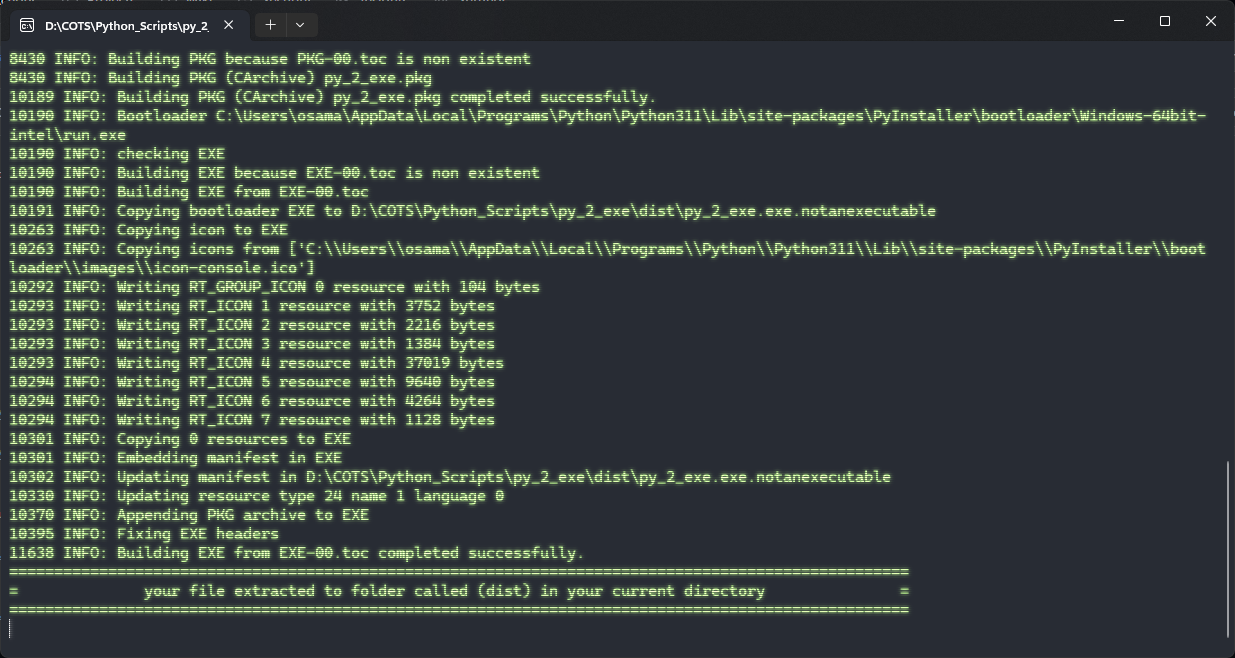 Github Osama Abd El Mohsenpy2exe Convert From Python Scripts To Exe File