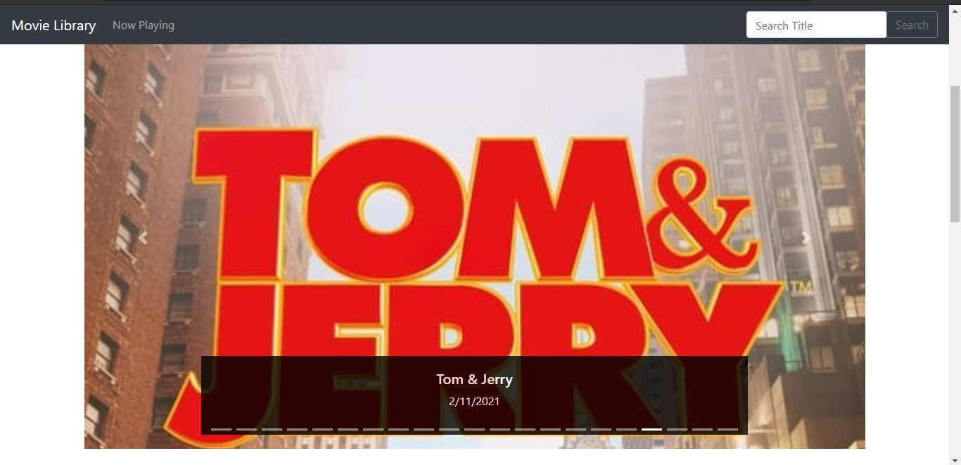 GitHub - NarishSingh/MovieLibrary: Movie Library full stack web app