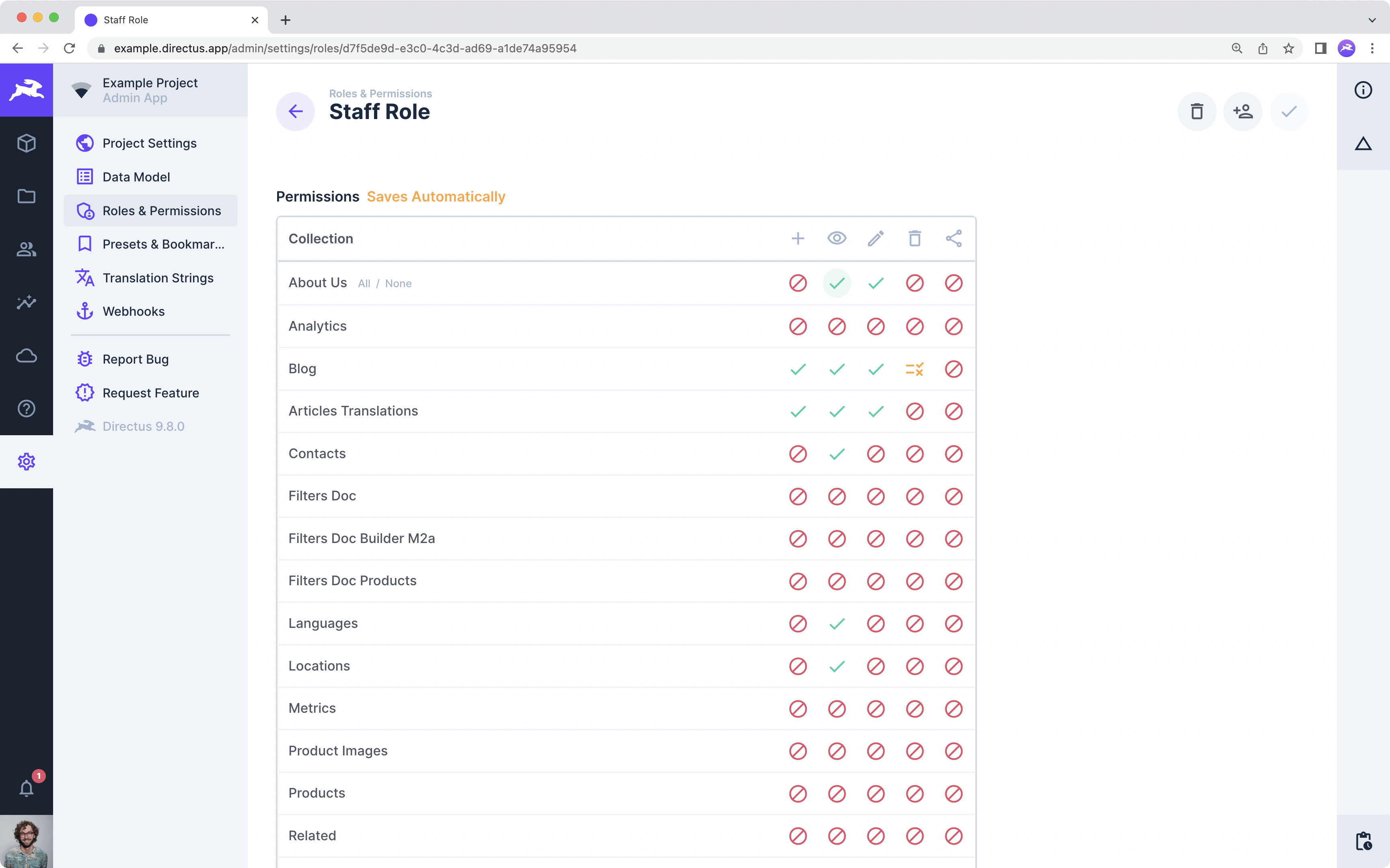 Css Update In Permissions · Issue 12942 · Directusdirectus · Github