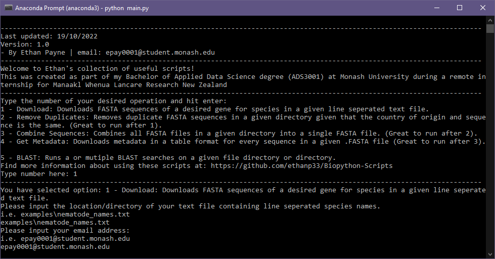 GitHub - ethan-payne/Biopython-Scripts