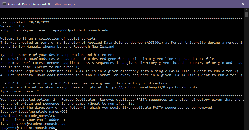 GitHub - ethan-payne/Biopython-Scripts