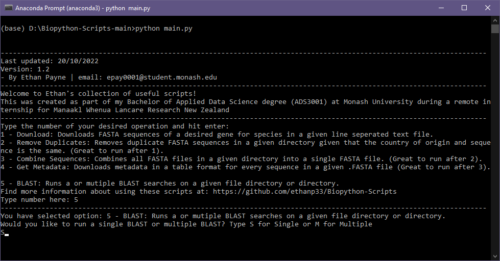 GitHub - ethan-payne/Biopython-Scripts