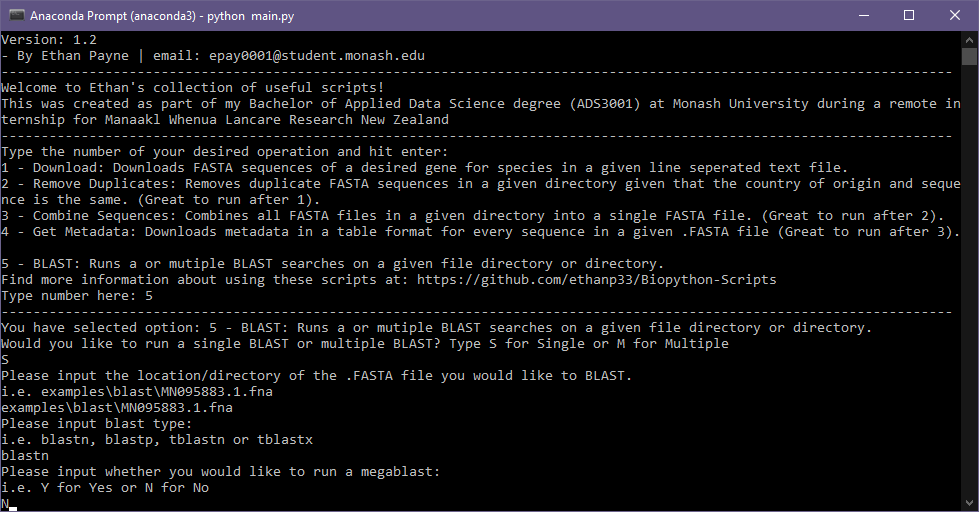 GitHub - ethan-payne/Biopython-Scripts