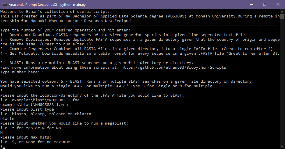 GitHub - ethan-payne/Biopython-Scripts