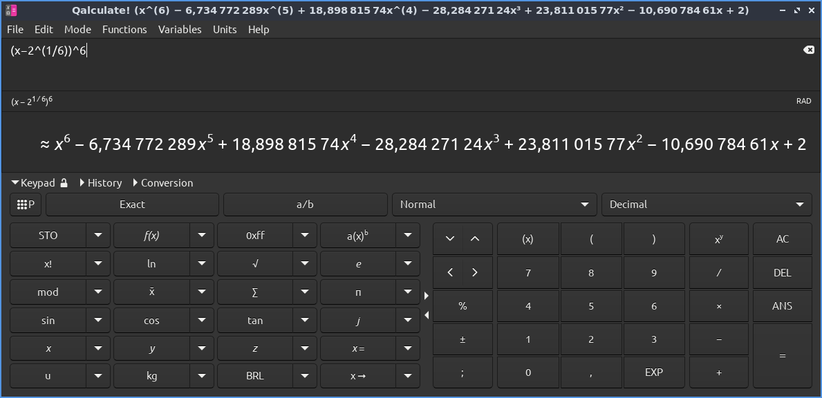 Discontinuity in Polynomial Display · Issue #444 · Qalculate/qalculate-gtk · GitHub