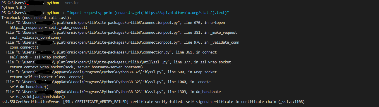 Error: Detected unknown package 'contrib-pysite' · Issue #1125 · platformio/platformio-vscode ...