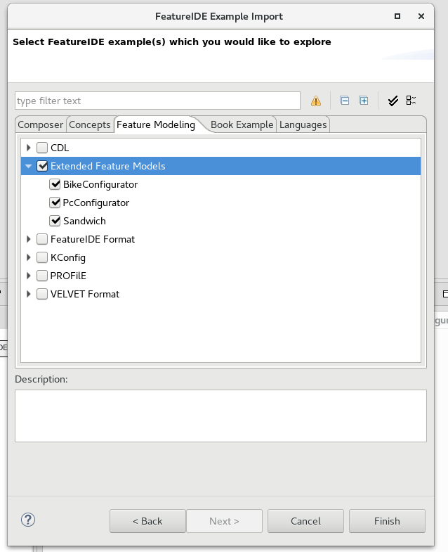 Wiki and example projects for extended feature models · Issue #756 · FeatureIDE/FeatureIDE · GitHub